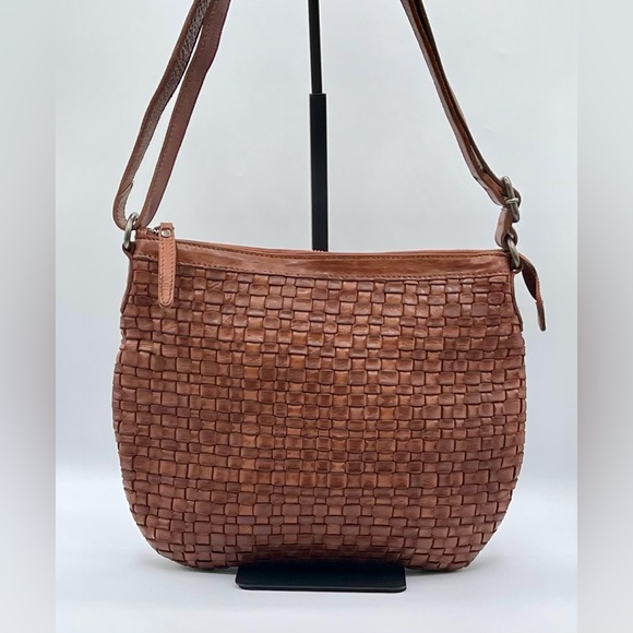 Vilenca Holland | Bags | Vilenca Holland Leather Cognac Distressed ...
